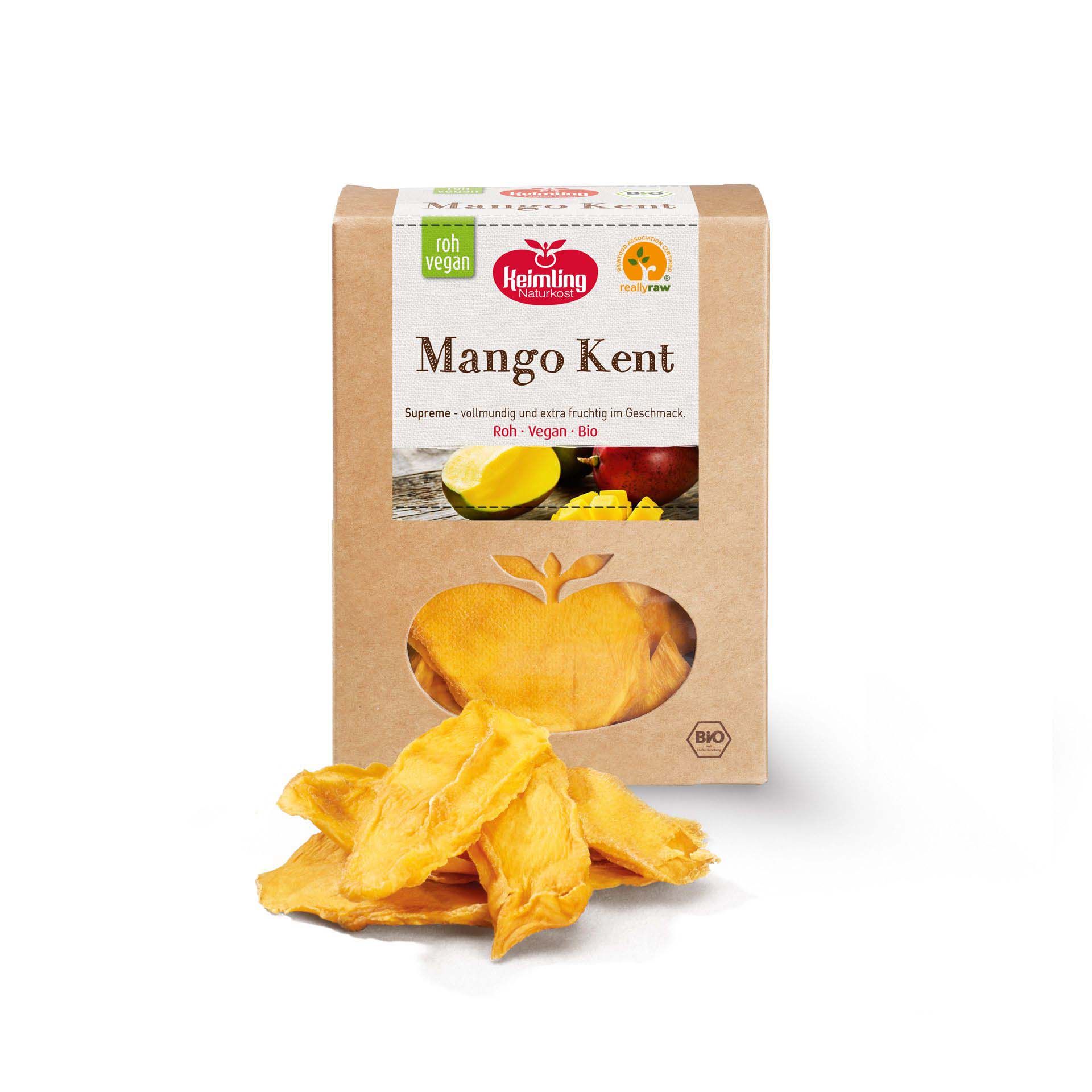 Rohkost Mango Kent Supreme aus Mexiko, Bio-Qualität